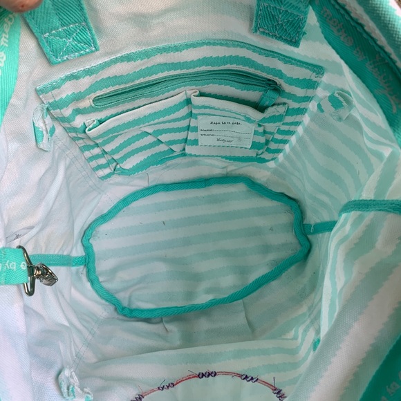 thirty-one | Bags | Thirty One Retro Metro Tote Bag Turquoise Wave ...